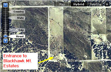 Blackhawk Mt. Driving Directions
